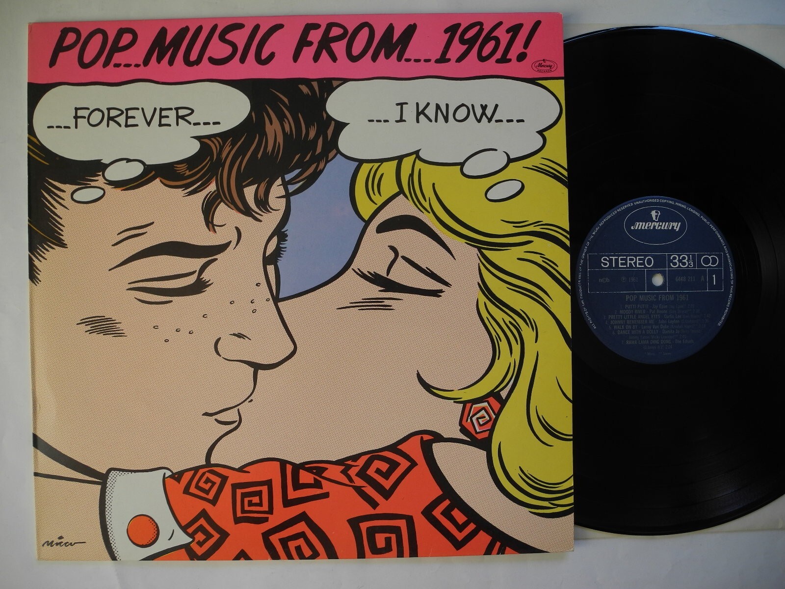 Pop Music From 1961 LP 1982 Sweden EX+ JAY EPAE/ CURTIS LEE/ EDSELS ...