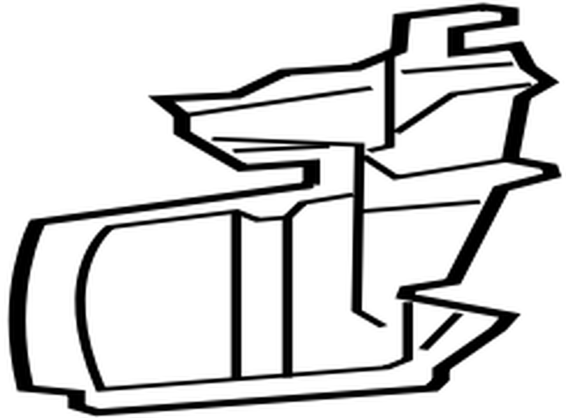 53294-35010 Toyota Deflector, radiator side, lh 5329435010, New Genuine ...