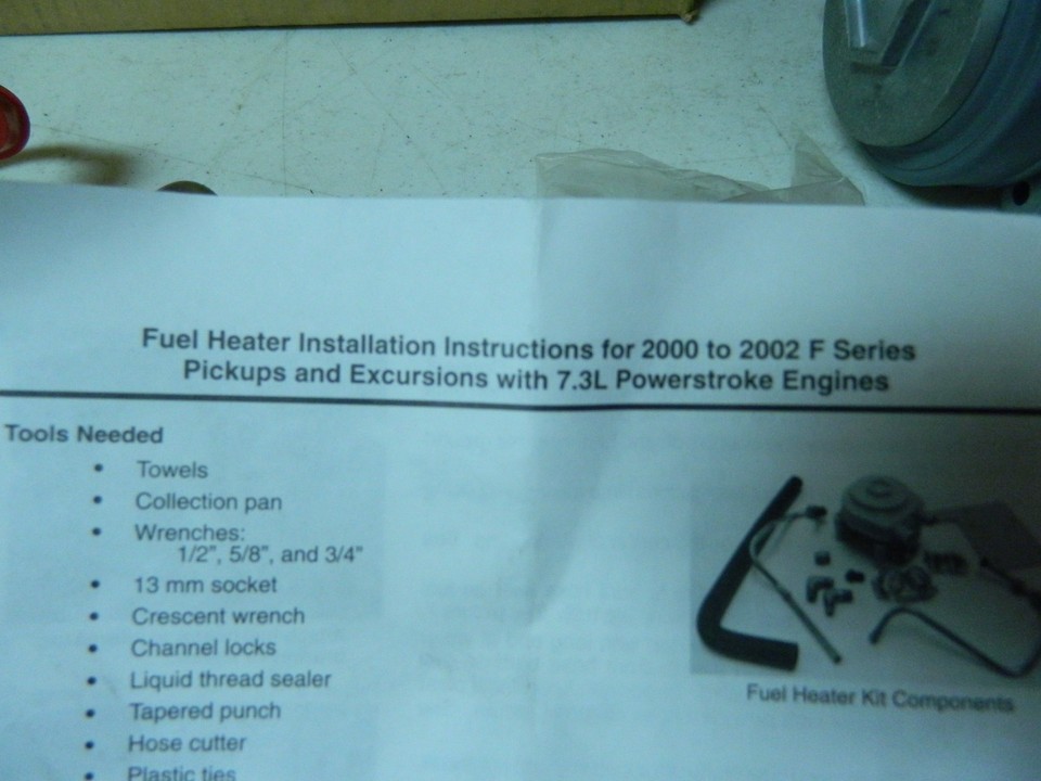 New OEM 1999-2003 Ford Super Duty Fuel Heater Assembly 1C3Z9J294AA | eBay