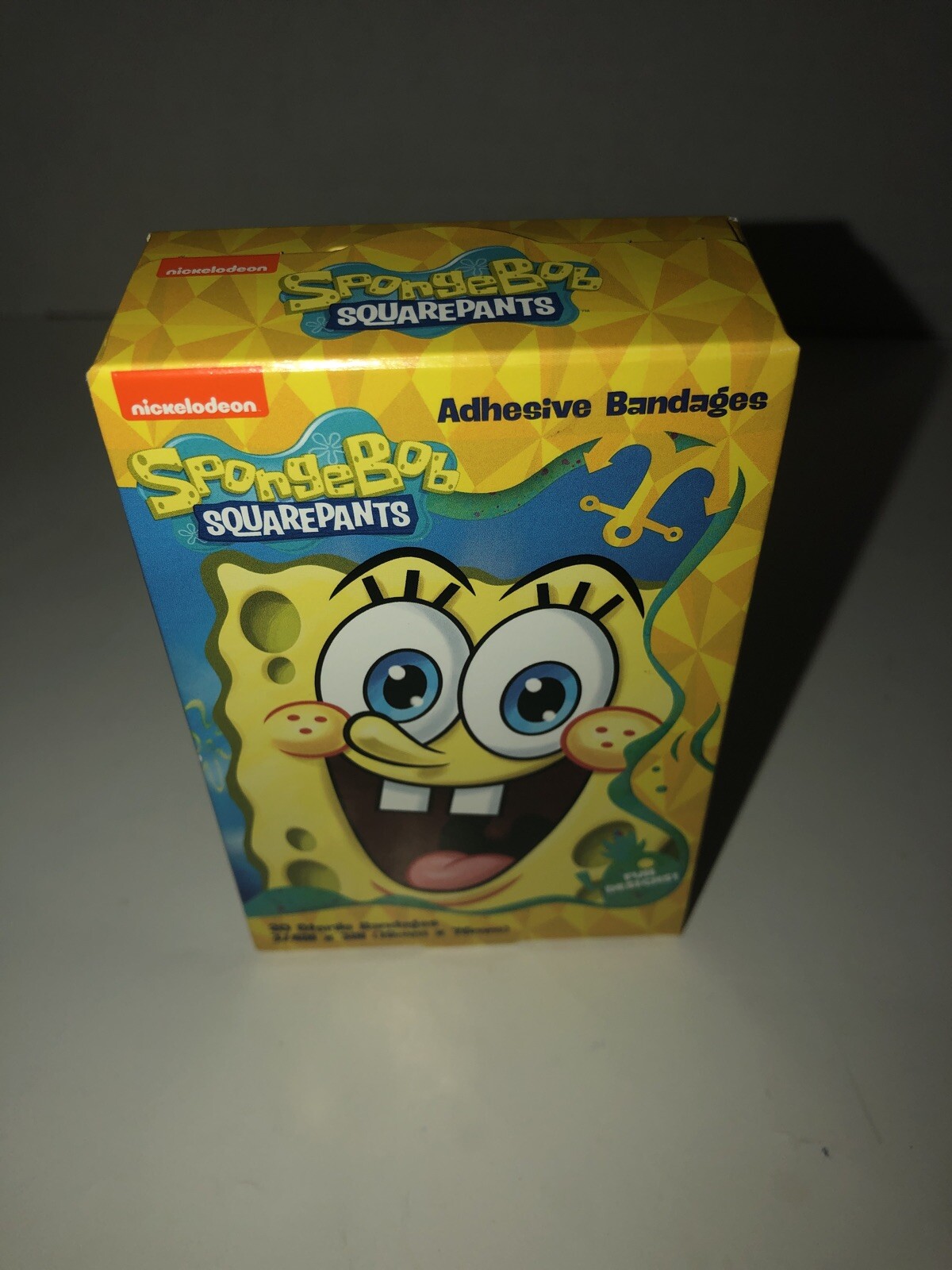 New Spongebob Squarepants Adhesive Bandages, Fun Designs, 20 count ...