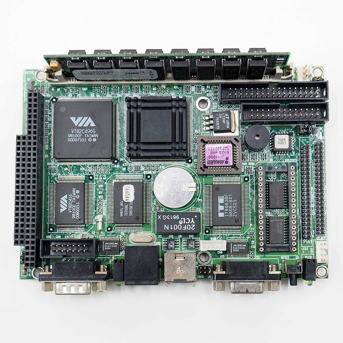 ADVANTECH EMAC PCM-4823 Industrial Motherboard AMD Am5x86-P75-S/32MB ...