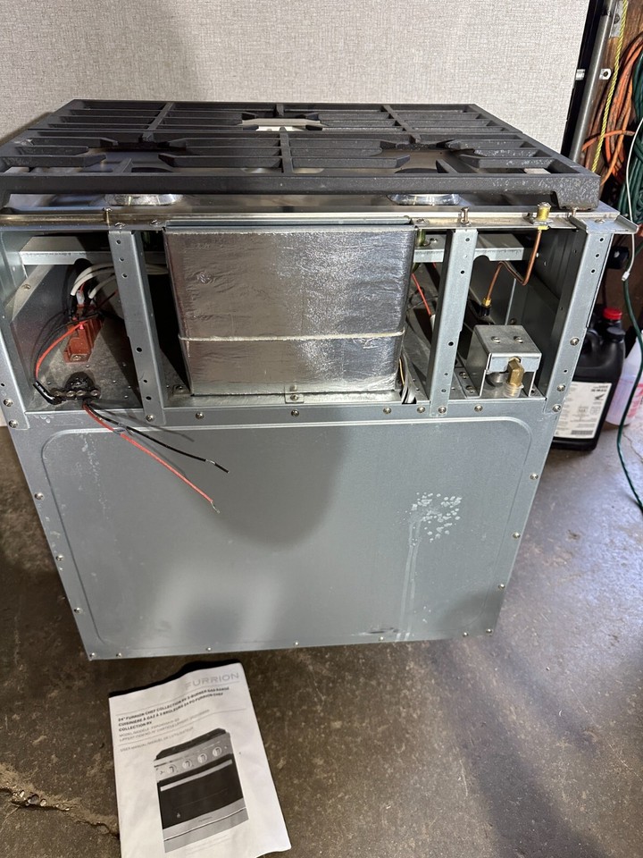 Furrion Chef Collection 24" RV 3-Burner Gas Range Stainless Steel ...