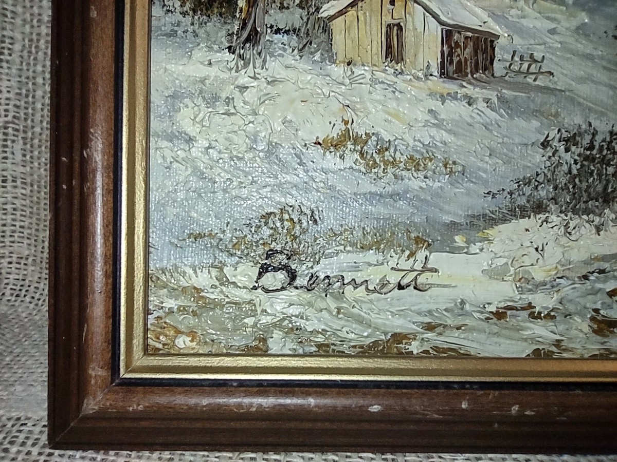 Benet Artist Signature Identification Oil Painting Paintings By