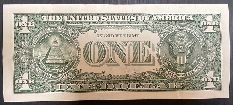 STAR NOTE 2021 $1 500K Low Sheets Print Run B 06838884 * Fancy Serial ...