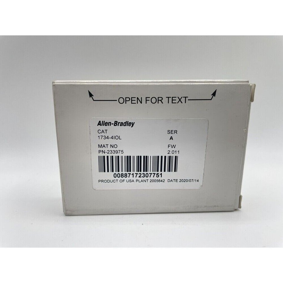 Genuine New Allen Bradley 1734-4IOL Point I/O 4-Ch IO-Link Master ...