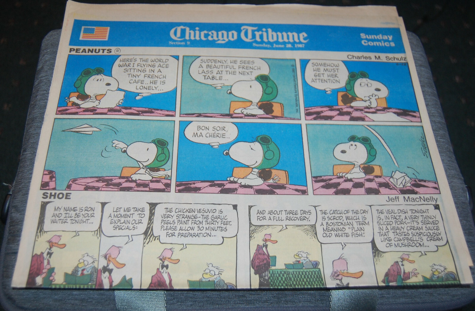 June 28 1987 Sunday Chicago Tribune Comic Section Spiderman,Peanuts ...
