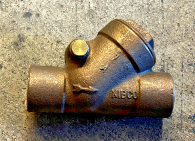 NIBCO 1" Bronze Sweat Check Valve 125 SWP 200 CWP | eBay