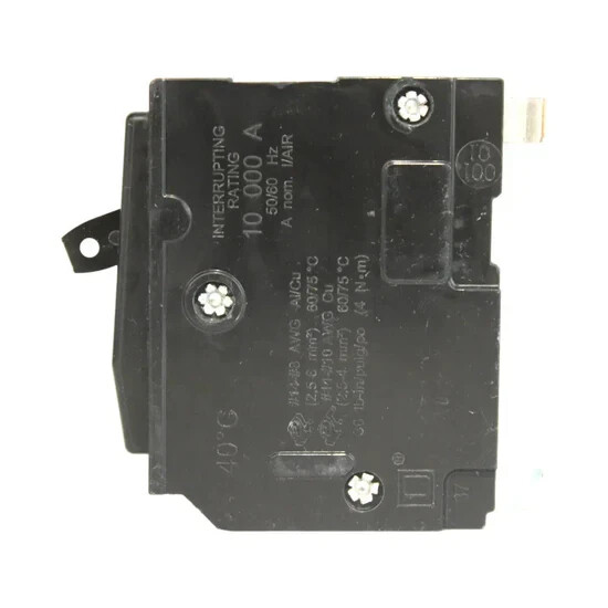 NEW Square D QO130 1 Pole 30 Amp 120 Volt Type Q Plug In Circuit ...