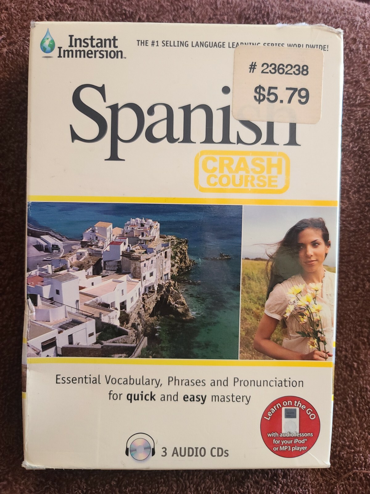 Shelf162L Audiobook~spanish- instant immersion- crash course- 3 cds | eBay