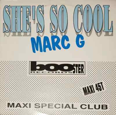 Marc G Shes So Cool Vinyl Single 12inch NEAR MINT Booster Records | eBay
