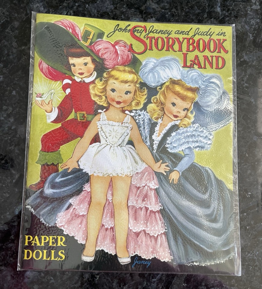 Johnny Janey & Judy in Storybook Land Paper Dolls Gallery Graphics Reproduction | eBay