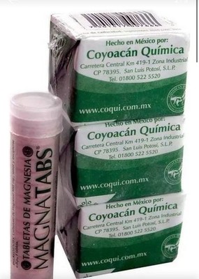 3 Cubes Carbonato de Magnesio BLOCKS Magnesium Carbonate 7g (FREE ...