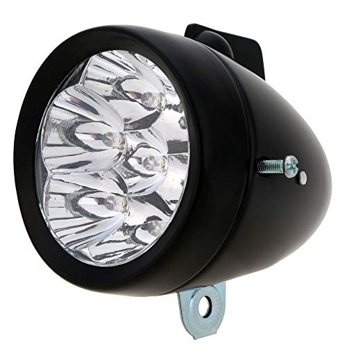 Vintage Retro Bicycle Bike Front Light Lamp 7 LED Fixie Headlight with ...