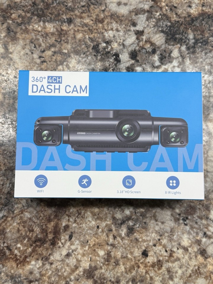 4 Cameras 4 Channel 360 Degree Car DVRDash Cam With Wifi FHD For Safe ...