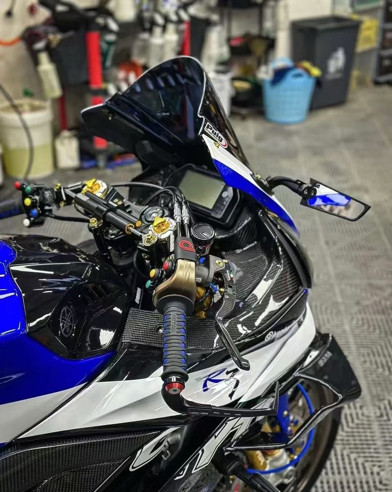 ABS carbon fiber For YAMAHA YZF-R3 R25 19-25 Motorcycle Winglets R1 ...