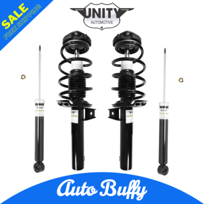 VW Golf Jetta Passat Rabbit Struts Assembly + Shock Absorbers for Front ...