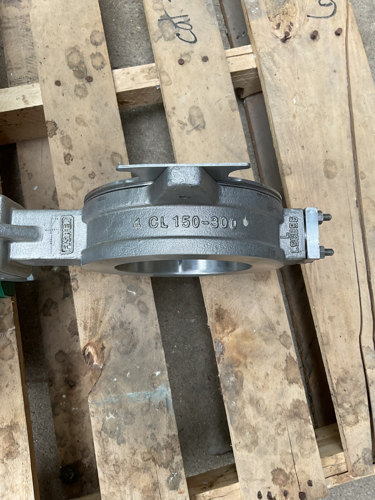 Fisher 4" 150# 8580 SS X SS 2052 SIZE 2 ACTUATOR With 3610J Controller ...