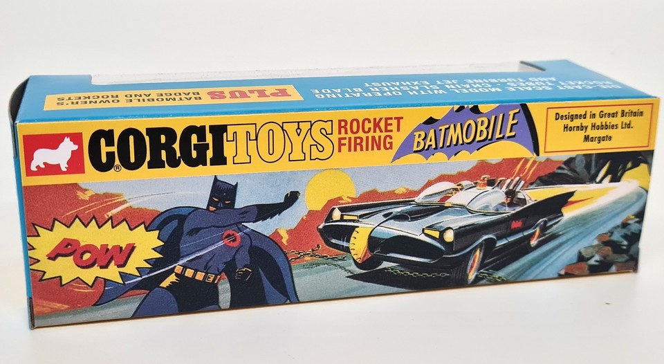 Corgi 12CM Batmobile Batman & Robin Repro 267 Diecast Model Car | eBay