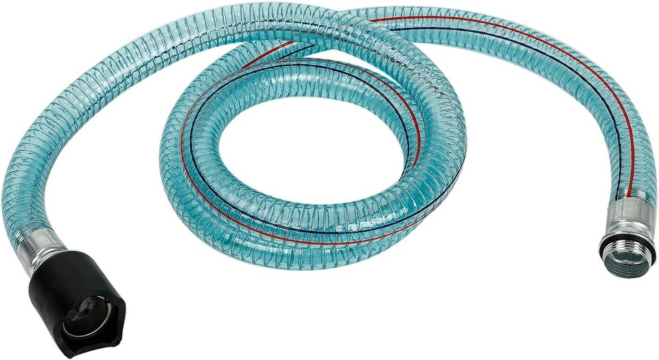 Suction Hose Fuel Transfer Pump Threaded Couplings Oil Diesel Kerosene ...