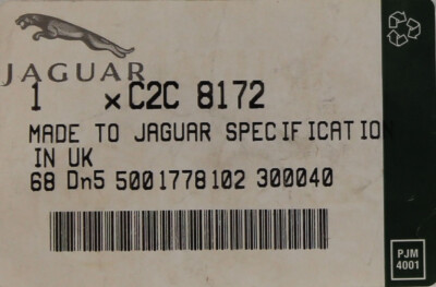 Genuine Jaguar Screw Part Number - C2C8172 | eBay