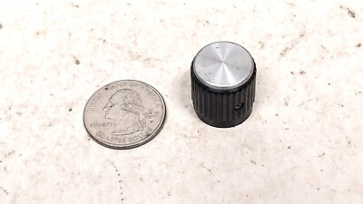 Nice Al Capped Black Knob / Old Vintage Ham Radio Tube Receiver Audio ...