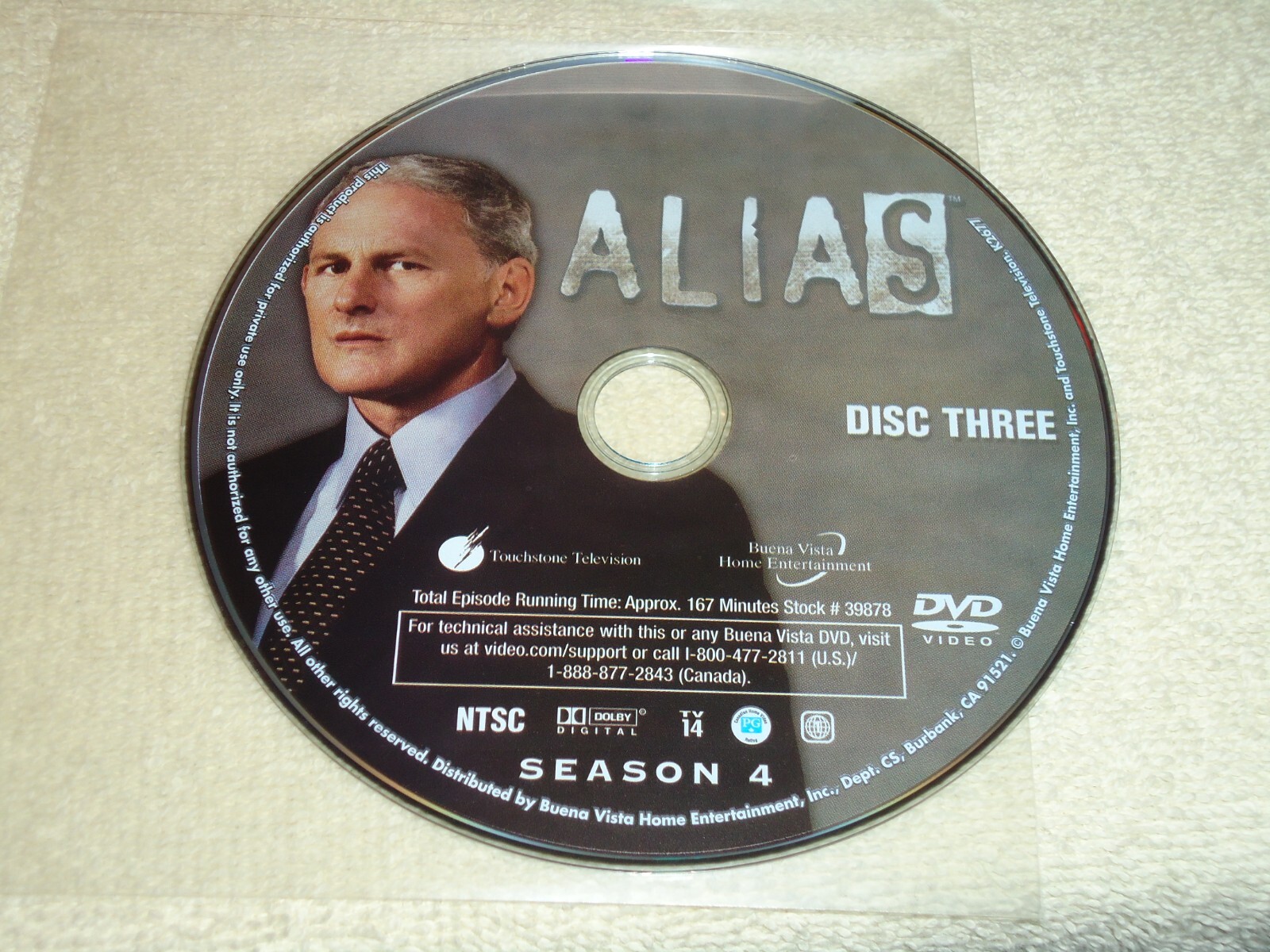 ALIAS Season 4 Disc 3 DVD REPLACEMENT only, 4th fourth season four | eBay