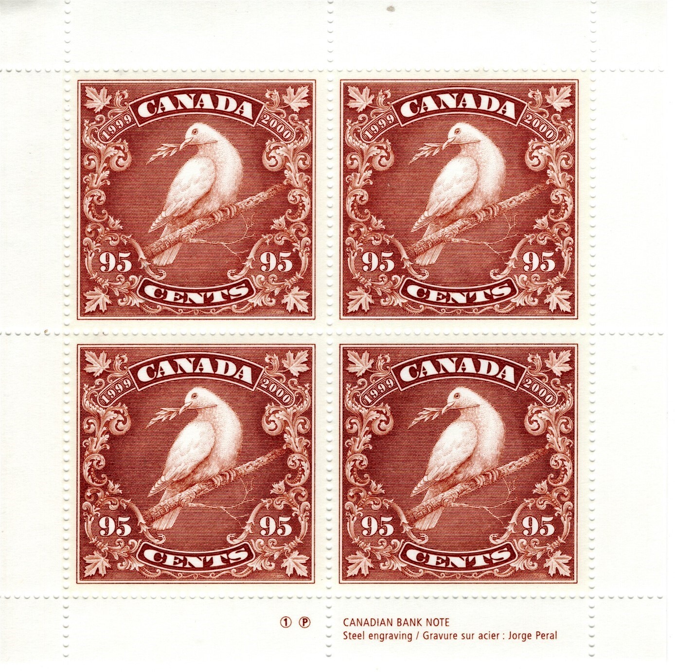 Canada Stamps Scott #1814, 95c, Millenium, Pane of 4, OG, MNH SCV$7 | eBay