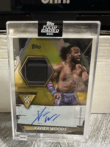 2021 Topps Fully Loaded Xavier Woods Autograph Relic G-XW 08/75 | eBay