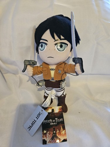 Attack on Titan EREN Plush Toy Doll Figure - FUNIMATION NEW W TAGS Hot ...