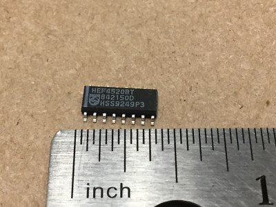 (23 PC) PHILIPS HEF4520BT IC, 4000 LOCMOS, SMD, 4520, SOIC16 | eBay