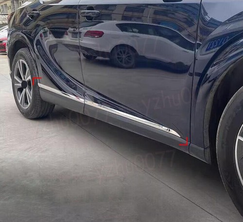 For 2023-2024 Lexus RX 350 350h Steel Chrome Door Body Molding Cover ...