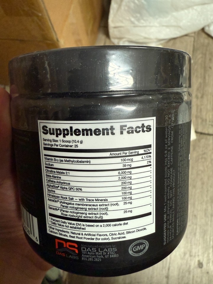 Bucked Up Pre-Workout Powder Blood Raz, 25 Servings 9.2 oz Expires 2027 ...