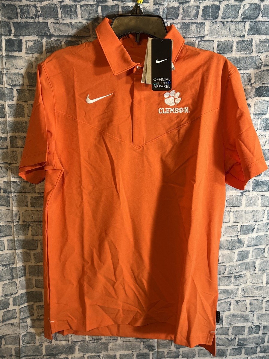 Clemson Polo Shirt Men's Colosseum Khaki Clemson Tigers OHT Military