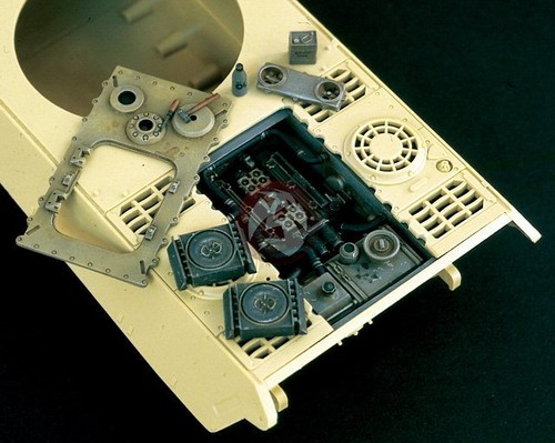 Verlinden 1/35 King Tiger (Tiger II) Tank Engine & Compartment Set ...