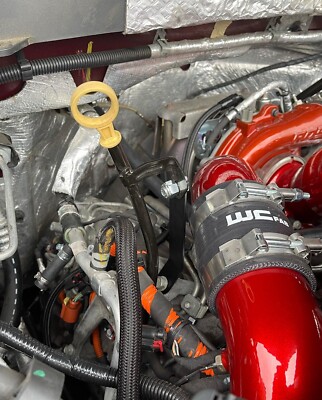Duramax LML Dipstick Bracket John C Garage 2011-2016 Duramax Diesel SDP ...