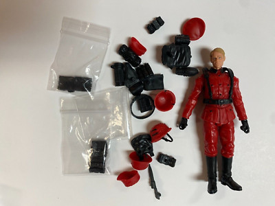 1:18 Marauder Task Force WWII German Soldier Red Geared Up Figure WW2 ...
