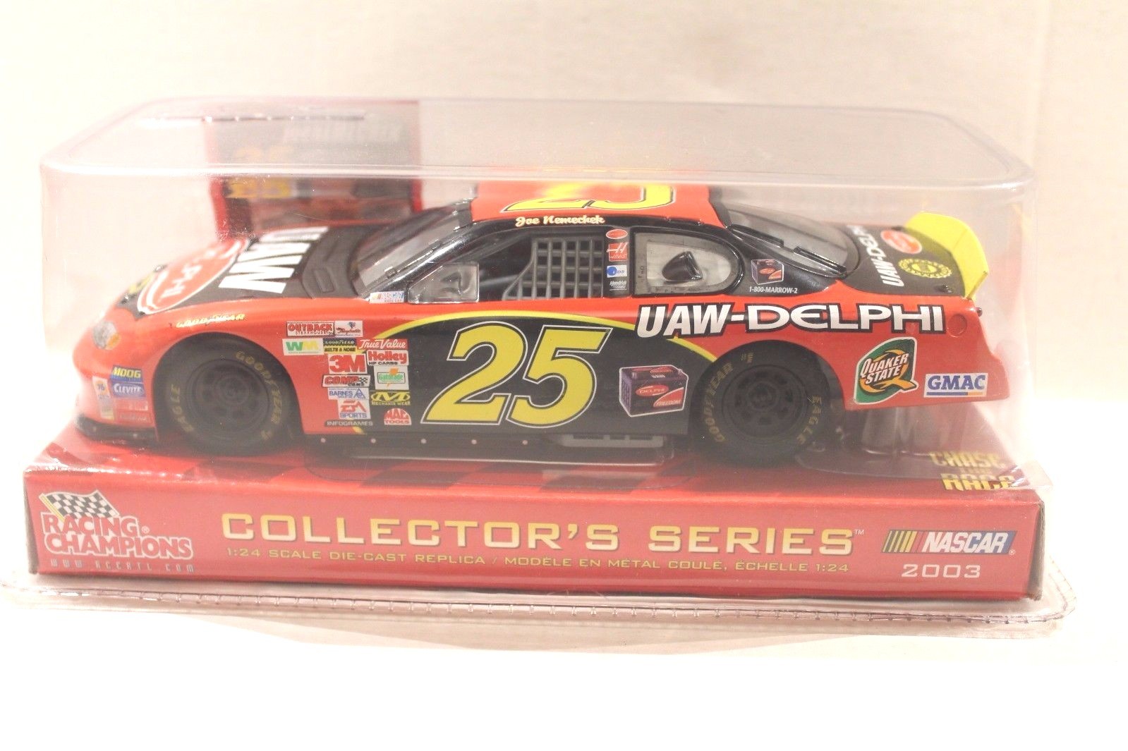 NASCAR Racing Champions Collector's Series 2003 Red UAW Delphi Car #25 ...