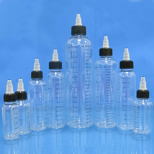 Graduated Liquid Storge Bottle 30/60/100/120/250ml Container Reusable ...
