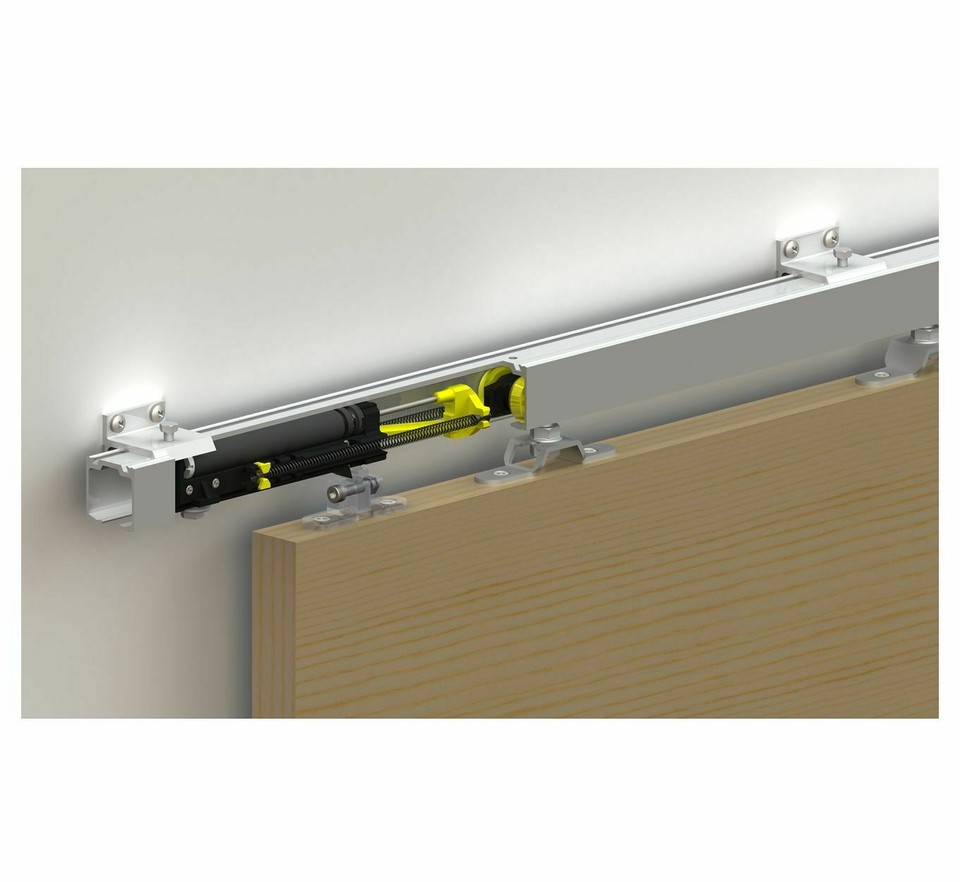 Sliding Door Gear Track System HERKULES Top Hung Internal Single Door ...