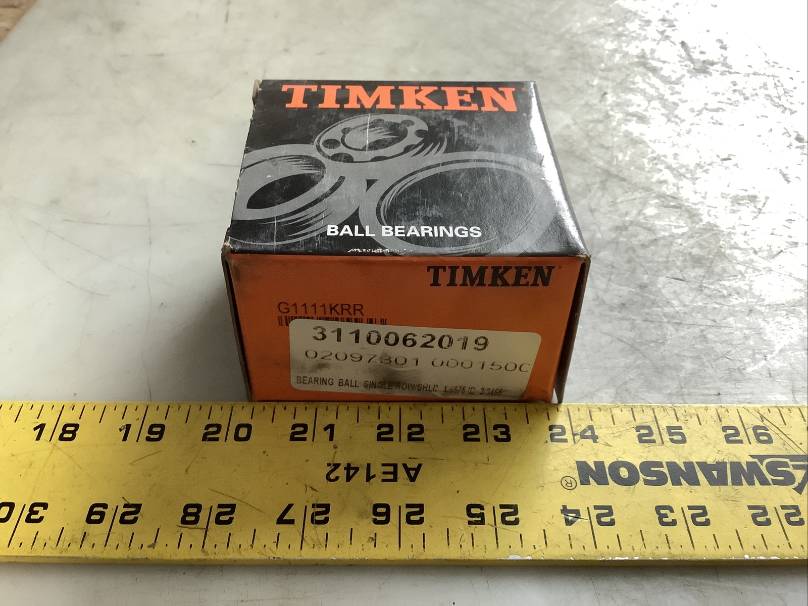 Timken G1111KRR Col Bearing Insert W/ Collar G 1111 KRR 1-11/16" ID USA ...