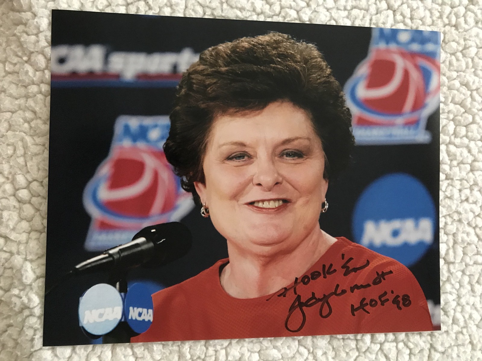 Coach Jody Conradt Signed 8 X 10 Photo Autographed Basketball Texas ...