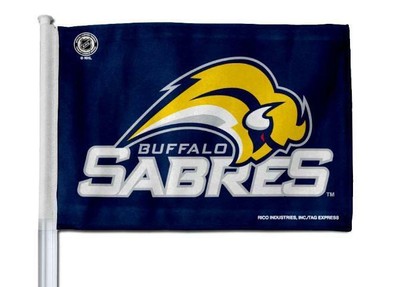 Buffalo Sabres Flag Car Auto Window 15" x 11" | eBay