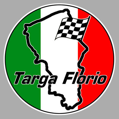 TARGA FLORIO Sticker vinyle laminé | eBay