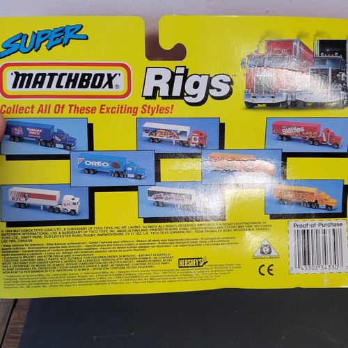 Vtg Matchbox REESE'S Peanut Butter Cups Super Matchbox Rigs Series 1994 ...