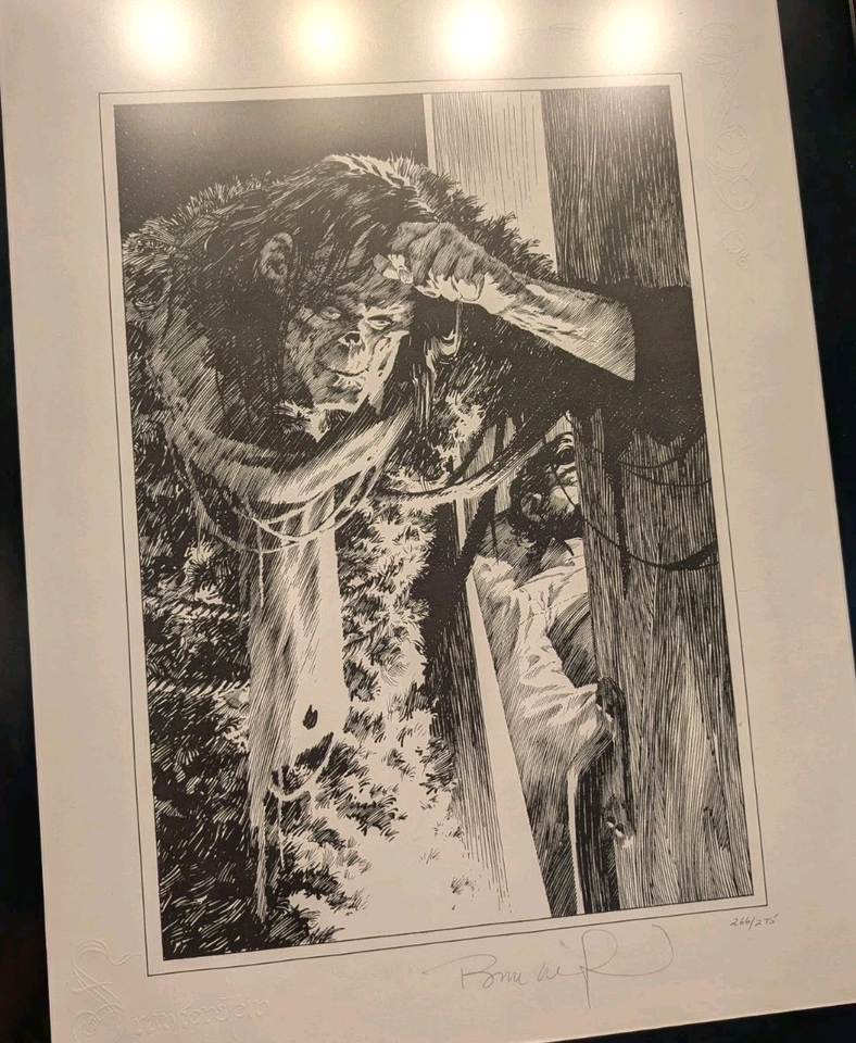 /275 Bernie Wrightson Nakatomi Frankenstein "Ask Thee to Pardon" Signed ...