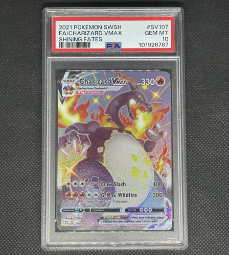 2021 Shining Fates Charizard Vmax PSA 10 SV107/SV122 SWSH Pokemon | eBay