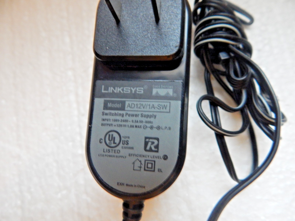 Linksys AD12V/1A-SW Switching Power Supply AC/DC Adapter 12V 1A 12W | eBay