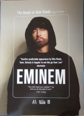 2024 EMINEM ORIGINAL (UNFRAMED) magazine PROMO AD | eBay