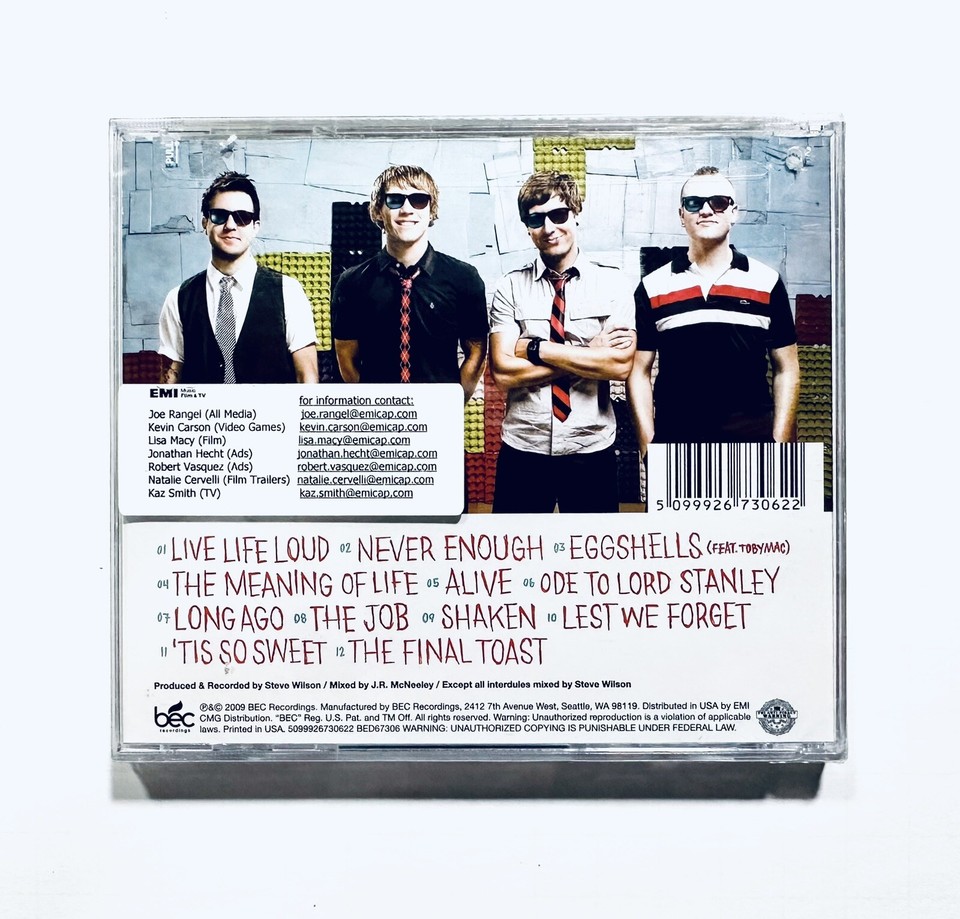 Live Life Loud! by Hawk Nelson (2009) | CD (Pomo) | NEW SEALED ...