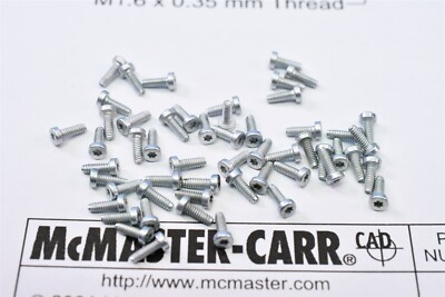 50 McMaster-CARR M1.6 x 5 mm Thread-Forming Screws Torx-Plus Drive M1.6 ...